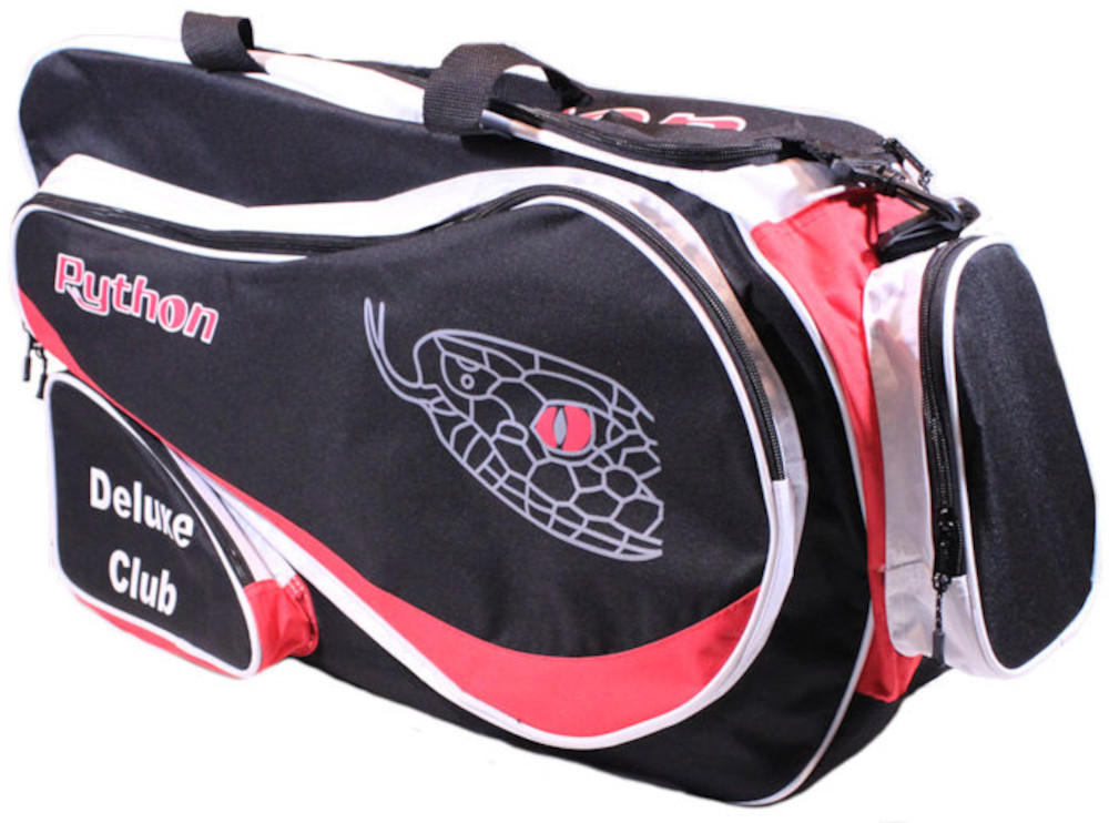 Python Deluxe Black/Red Club Bag - Racquetball Dallas