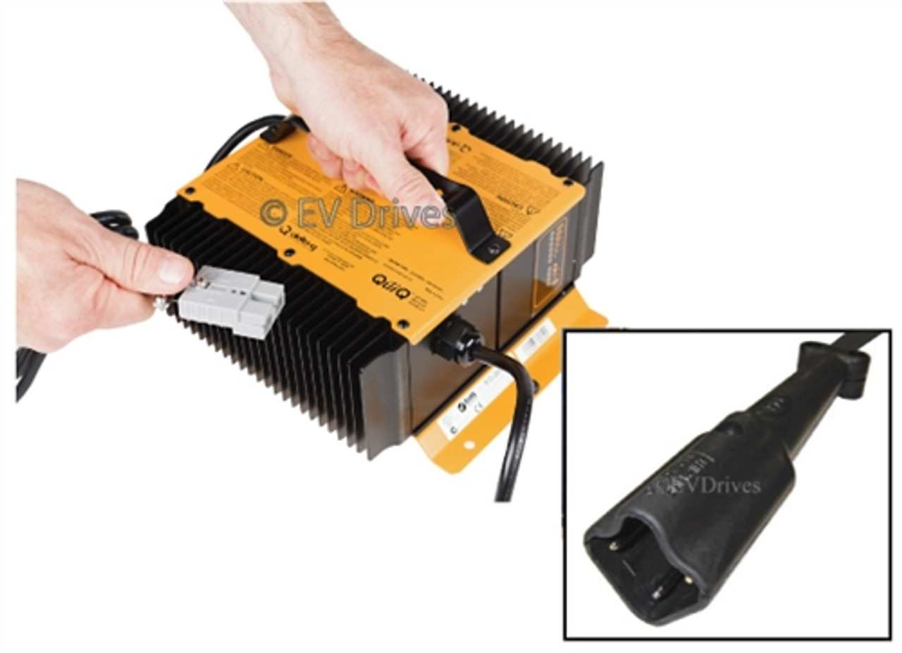 Delta Q QuiQ Off Board 48V Battery Charger 913 4800 with Yamaha G29 YDRE