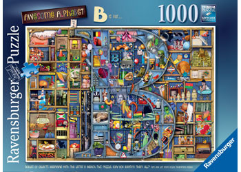 Ravensburger - Awesome Alphabet B Puzzle 1000 pce - Uncle Pete's Toys