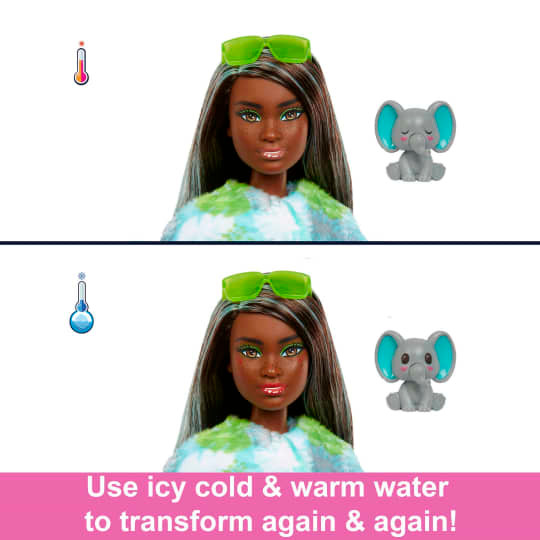 Barbie Cutie Reveal Jungle Series - Elephant - Uncle Pete's Toys