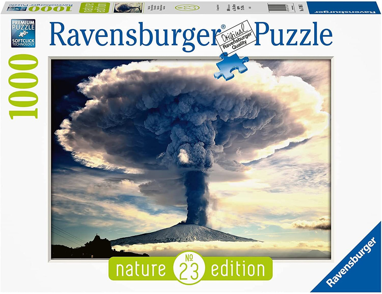 Ravensburger - Mt Etna Volcano Puzzle 1000 Piece - Uncle Pete's Toys