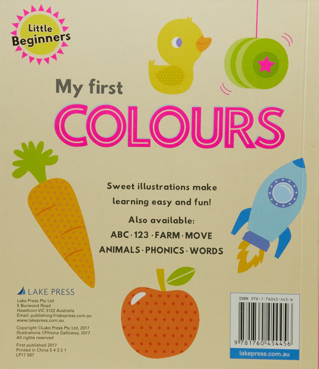 Little Beginners My First Colours - Uncle Pete's Toys