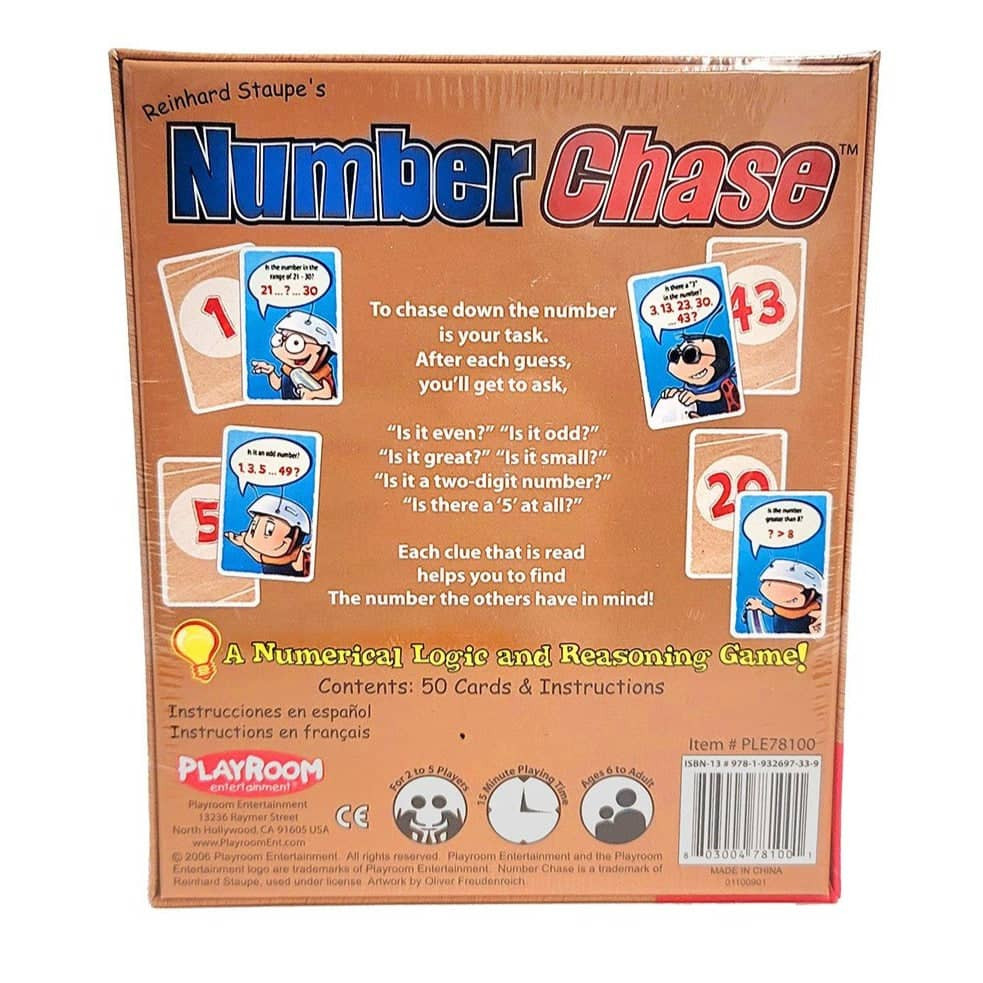 Number Chase - Uncle Pete's Toys