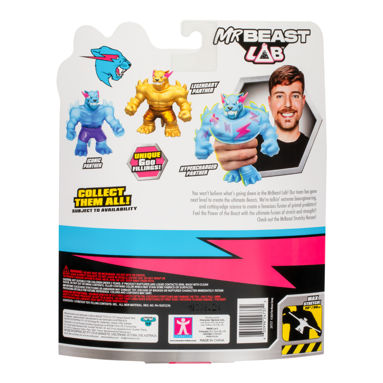 Mr Beast Lab Goo Jit Zu - Iconic Panther - Uncle Pete's Toys Mr Beast Lab Goo Jit Zu - Iconic Panther - Uncle Pete's Toys