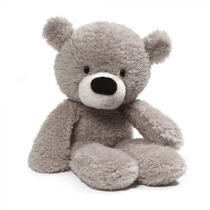 Gund Fuzzy Grey Bear 38cm - Uncle Pete's Toys