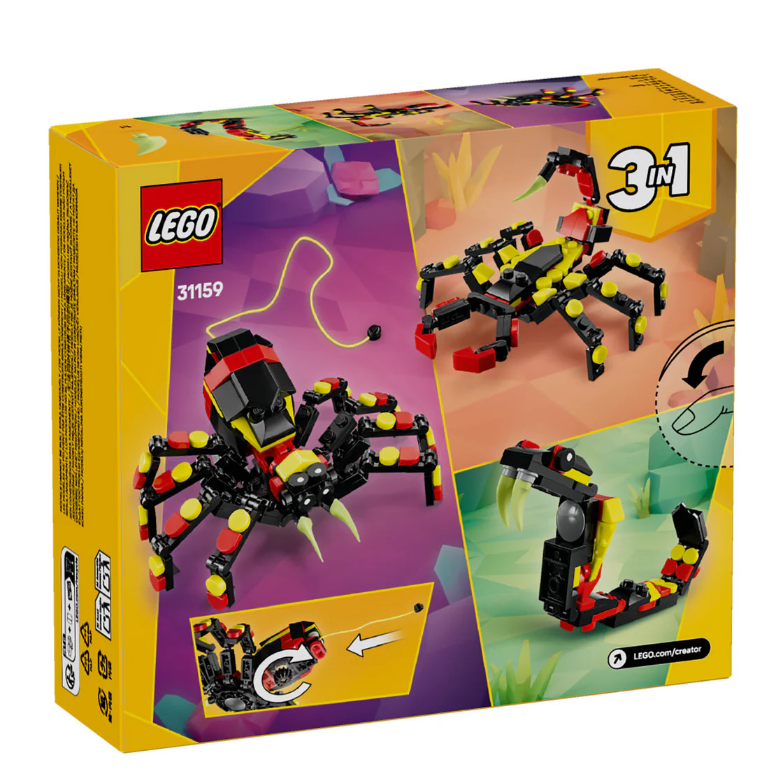 Lego Creator - Wild Animals Surprising Spider - Uncle Pete's Toys