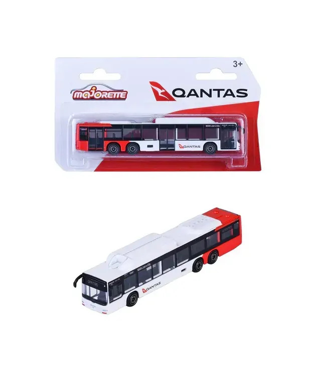 Majorette Qantas Bus - Uncle Pete's Toys