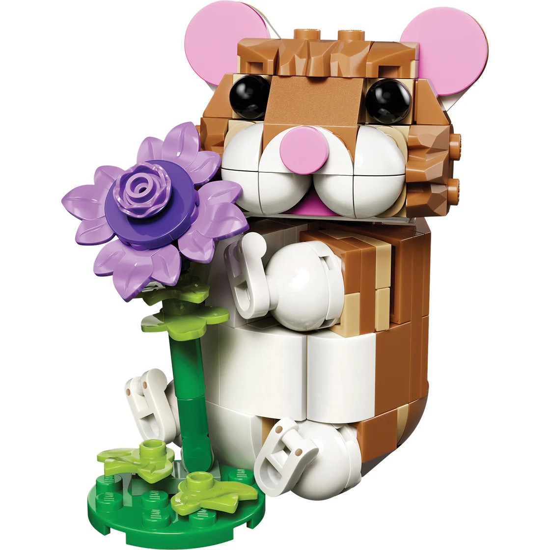 Lego Creator - Cute Hampster with a Flower - Uncle Pete's Toys