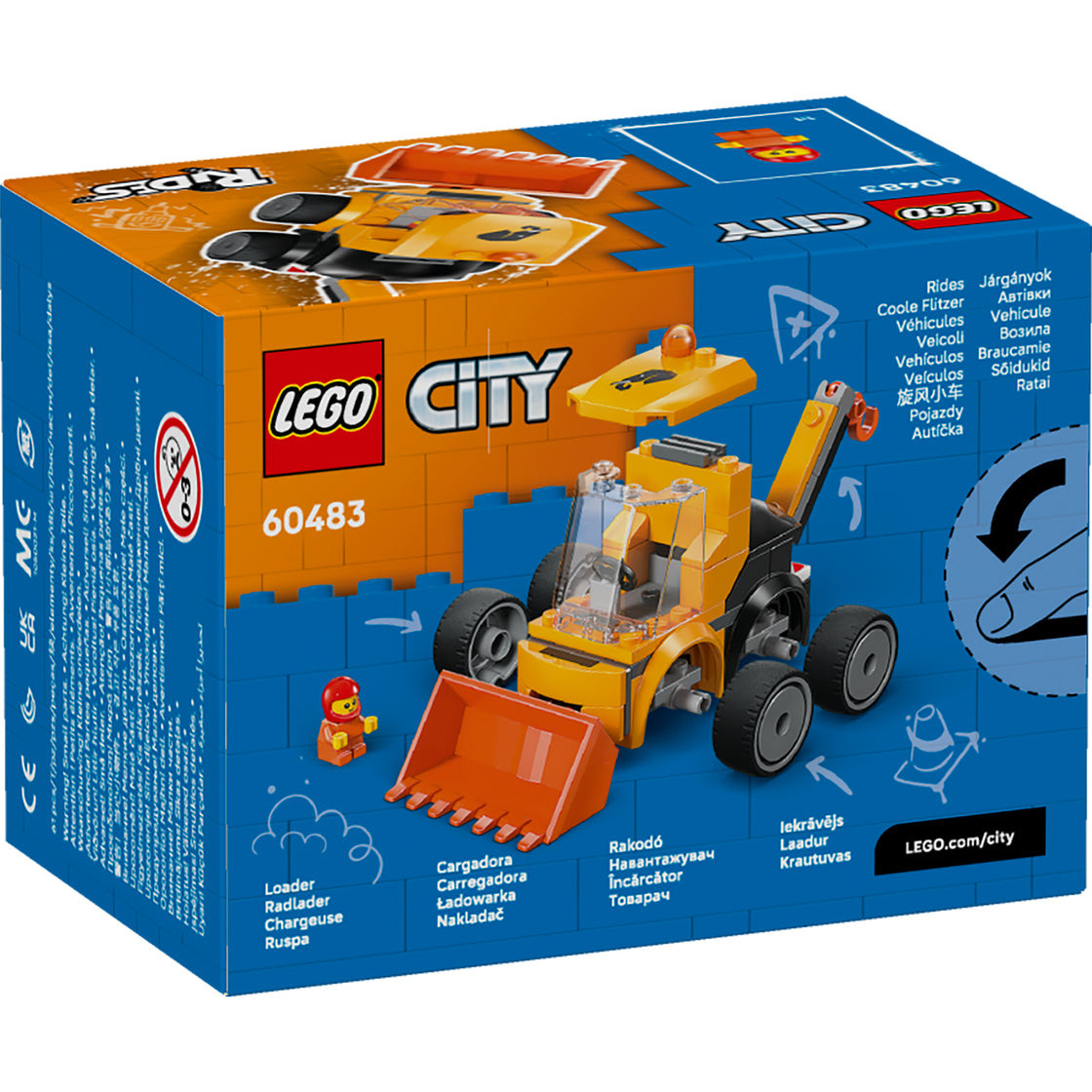 Lego City - Rides - Construction Loader - Uncle Pete's Toys
