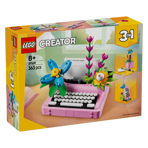 Lego Creator - Type Writer with Flowers - Uncle Pete's Toys