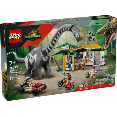 Lego Jurassic World - Raptor & Titanosaurus Tracking Mission - Uncle ...