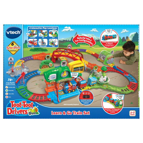 VTech Toot Toot Drivers Learn & Go Train Set - Uncle Pete's Toys