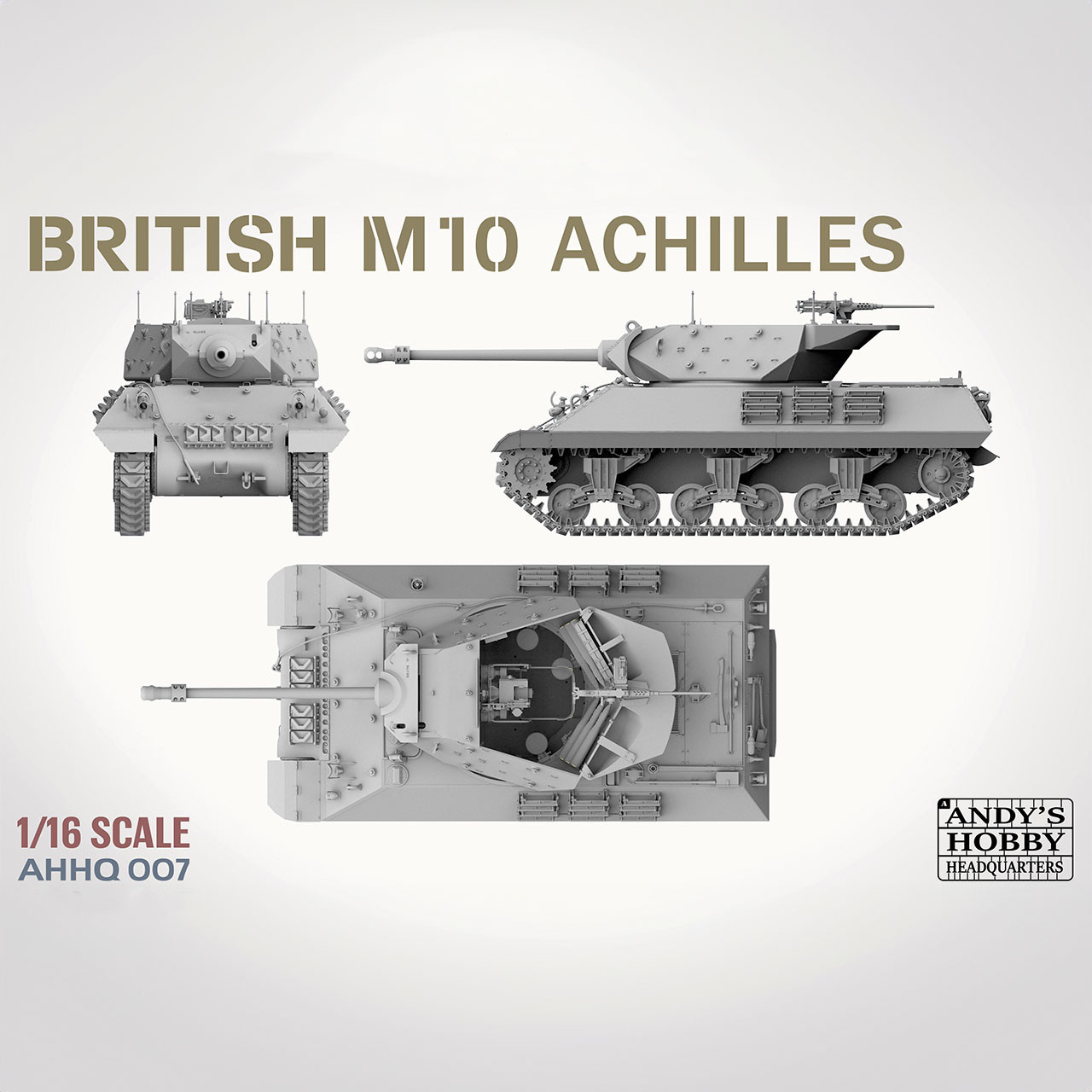 Andy's Hobby Headquarters x Takom 1/16 Scale British Achilles M10 IIc ...