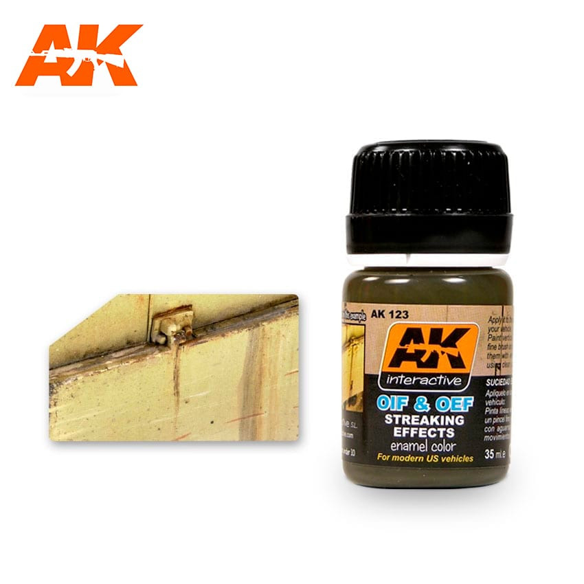 AK Interactive Streaking Effects For OIF & OEF - US Vehicles