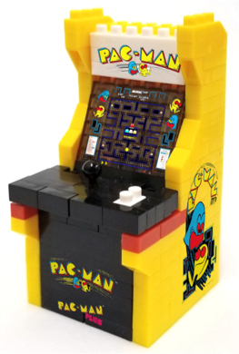 Nanoblock Pac-Man Arcade Machine Character Collection Building Block Figure