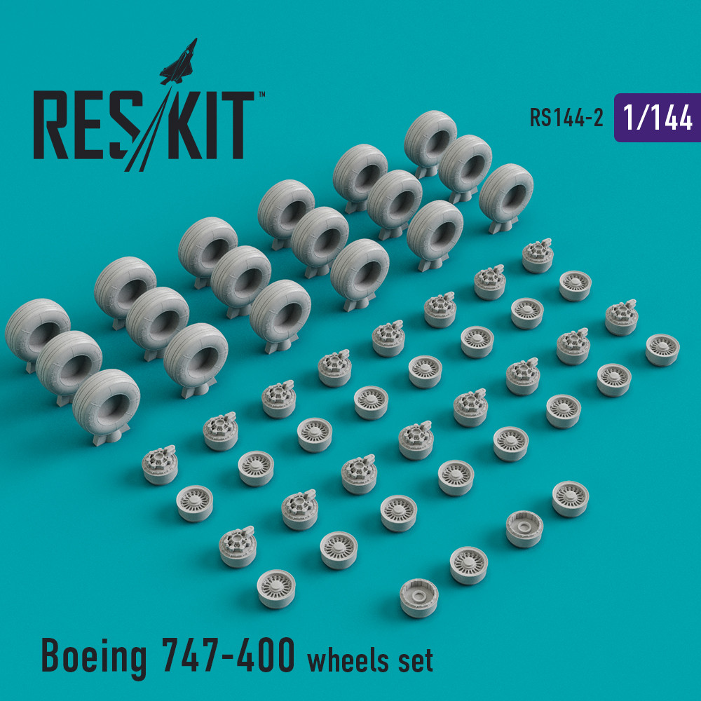 Res/Kit 1/144 Boeing 747-400 ER/ERF Wheels Set