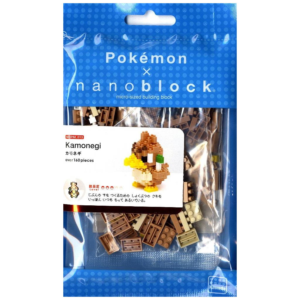 Nanoblock Pokemon Farfetch'd Building Block Figure