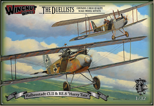 Wingnut Wings 1/32 Scale Halberstadt Cl.II & RE.8 'Harry Tate' Model Kit