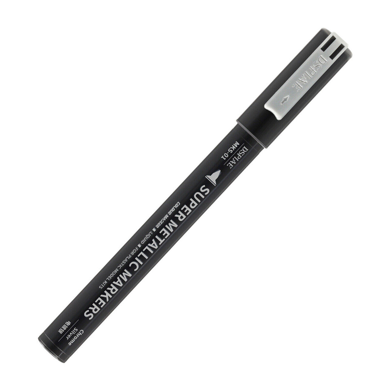 Dspiae Super Metallic Color Markers - Chrome Silver - Andy's Hobby ...