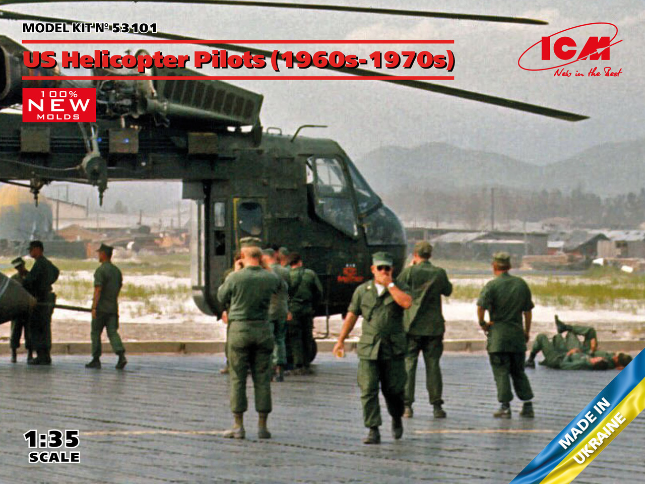 ICM 1/35 US Helicopter Pilots 1960s-1970s