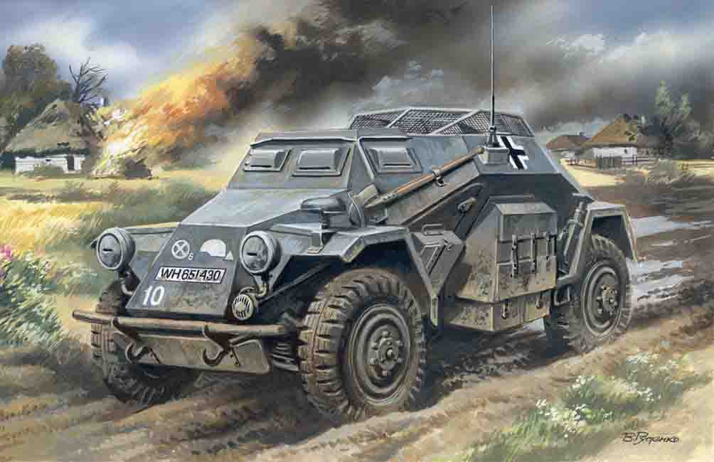 ICM 1/72 Sd.Kfz.260 German Radio Communication Vehicle