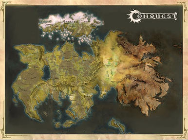 Conquest Cloth Map of Ea (PBW1037) 80 x 120cm