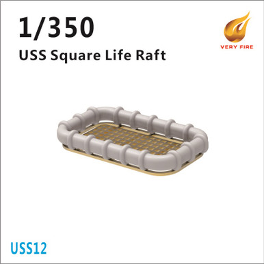 Very Fire 1/350 USS Life Square Rafts (30 Sets)