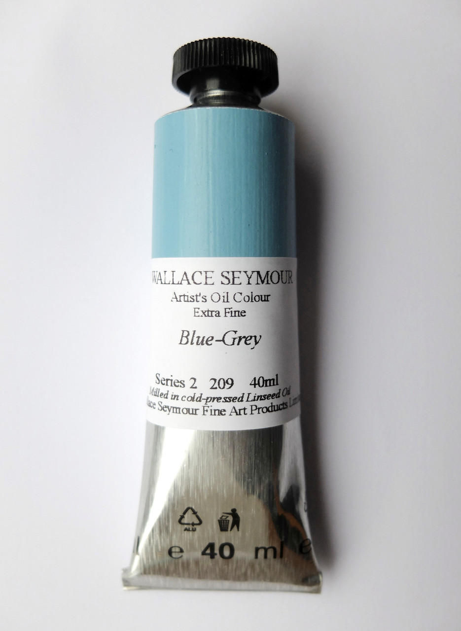 Blue Grey - Chromatic Grey Oil Paint - Wallace Seymour