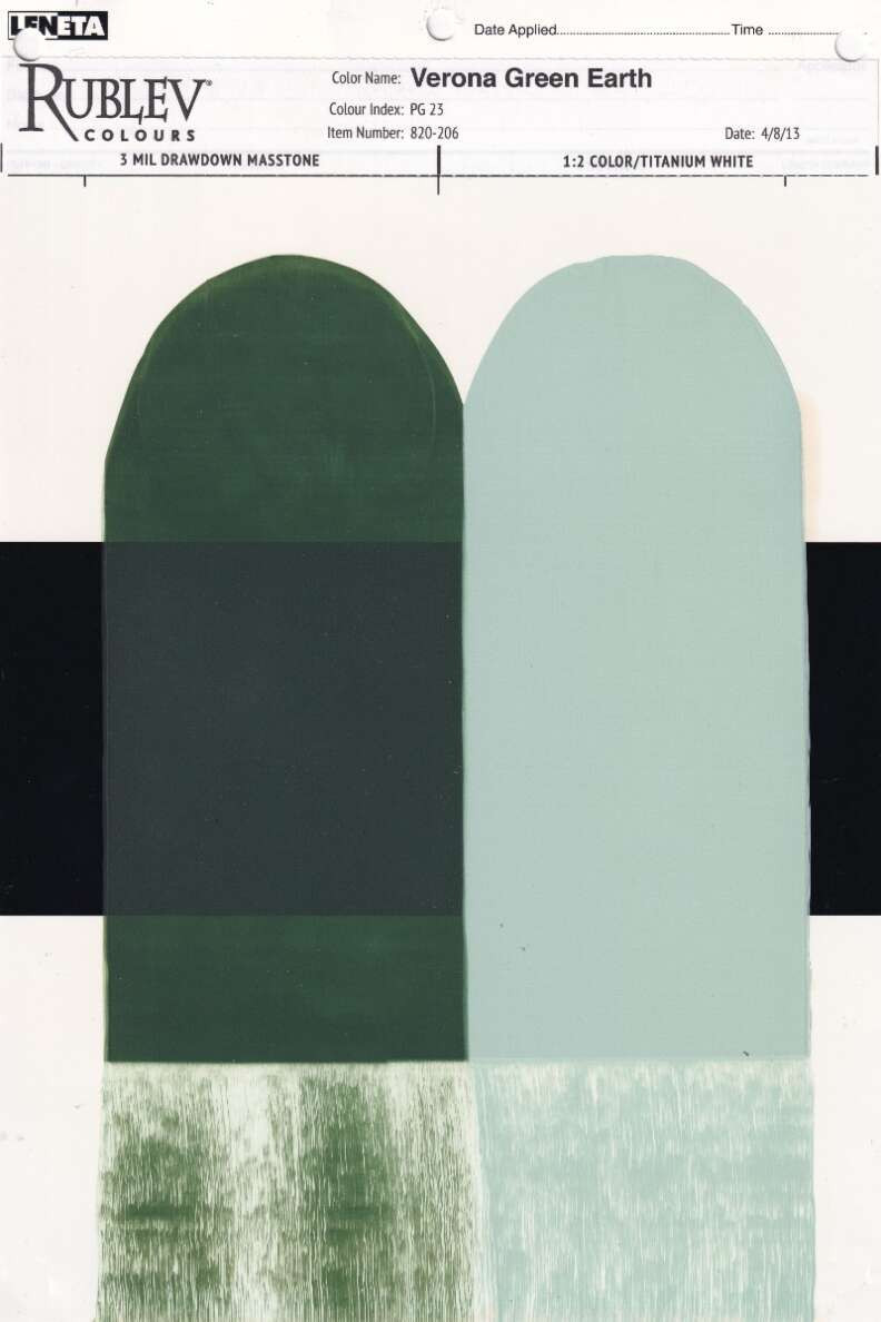 Verona Green Earth - Rublev Oil Paint- Supreme Paint