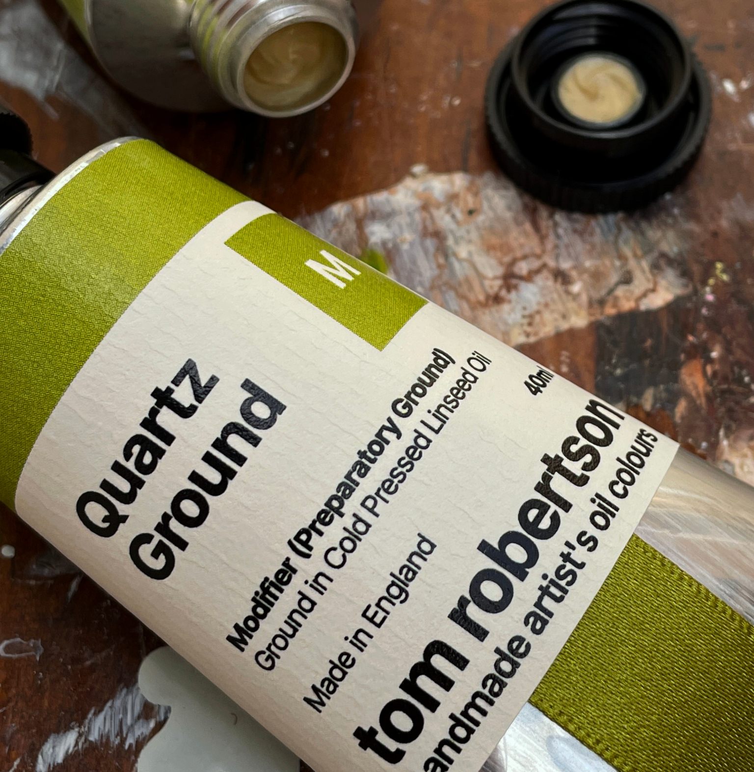 Quartz oil painting ground tom robertson
