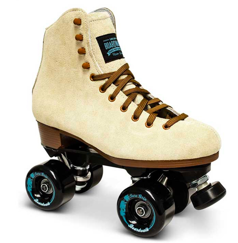 Wicked Skatewear | Sure-Grip Boardwalk Skates - Tan Retro