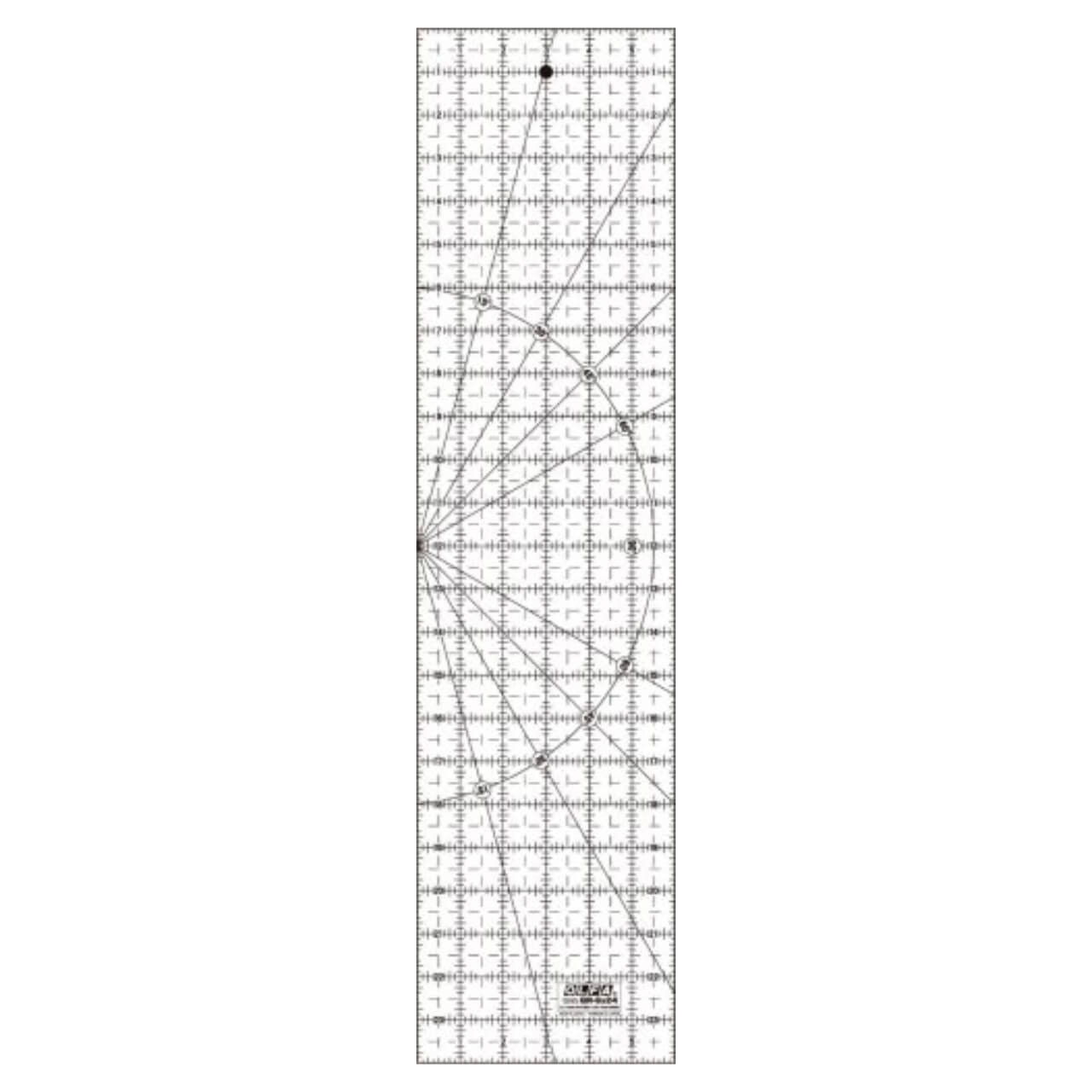 Discover Unmatched Precision - OLFA 6" x 24" Ruler, Cut with Confidence!