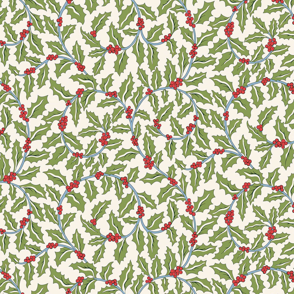 Swirling Holly Light – Liberty Festive Greetings Collection