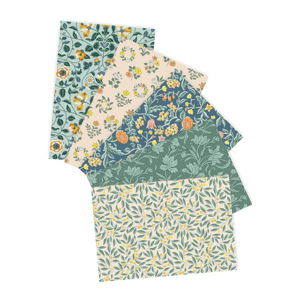 Willow Herb Garden Fat Quarter Bundle | Liberty Craft Garden