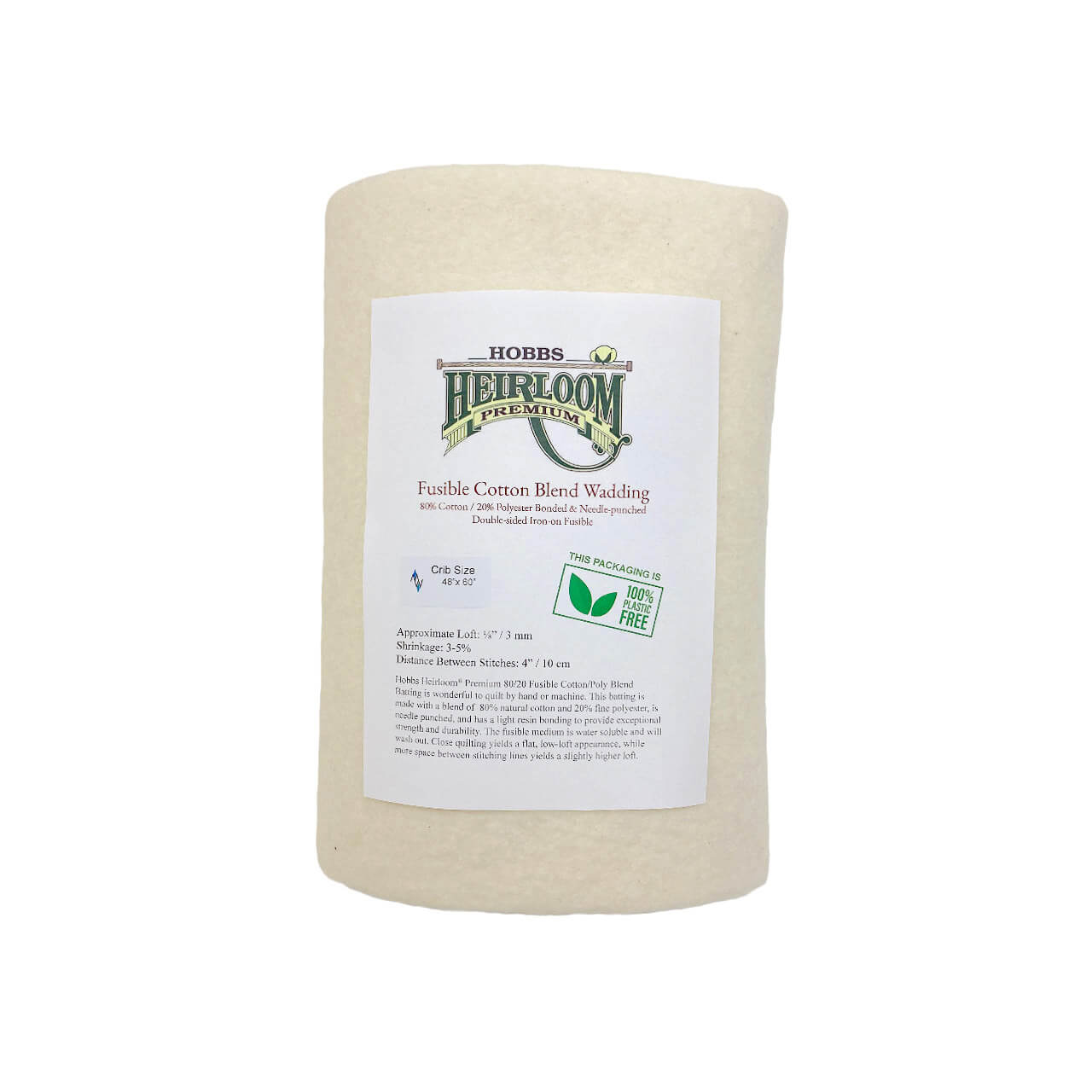 Hobbs Heirloom Premium Crib Size 48" x 60" Fusible Cotton Blend Quilt ...