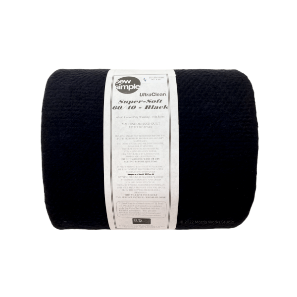 Sew Simple Black Wadding | Full (Double) Size 90" x 96" Cotton Blend ...