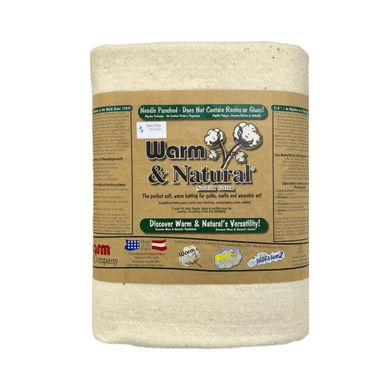 Luxurious Quilting with Warm & Natural Twin Size Wadding Pack