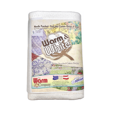 Warm Company Warm & White Baby Size 45" x 60" Cotton Quilt Wadding ...