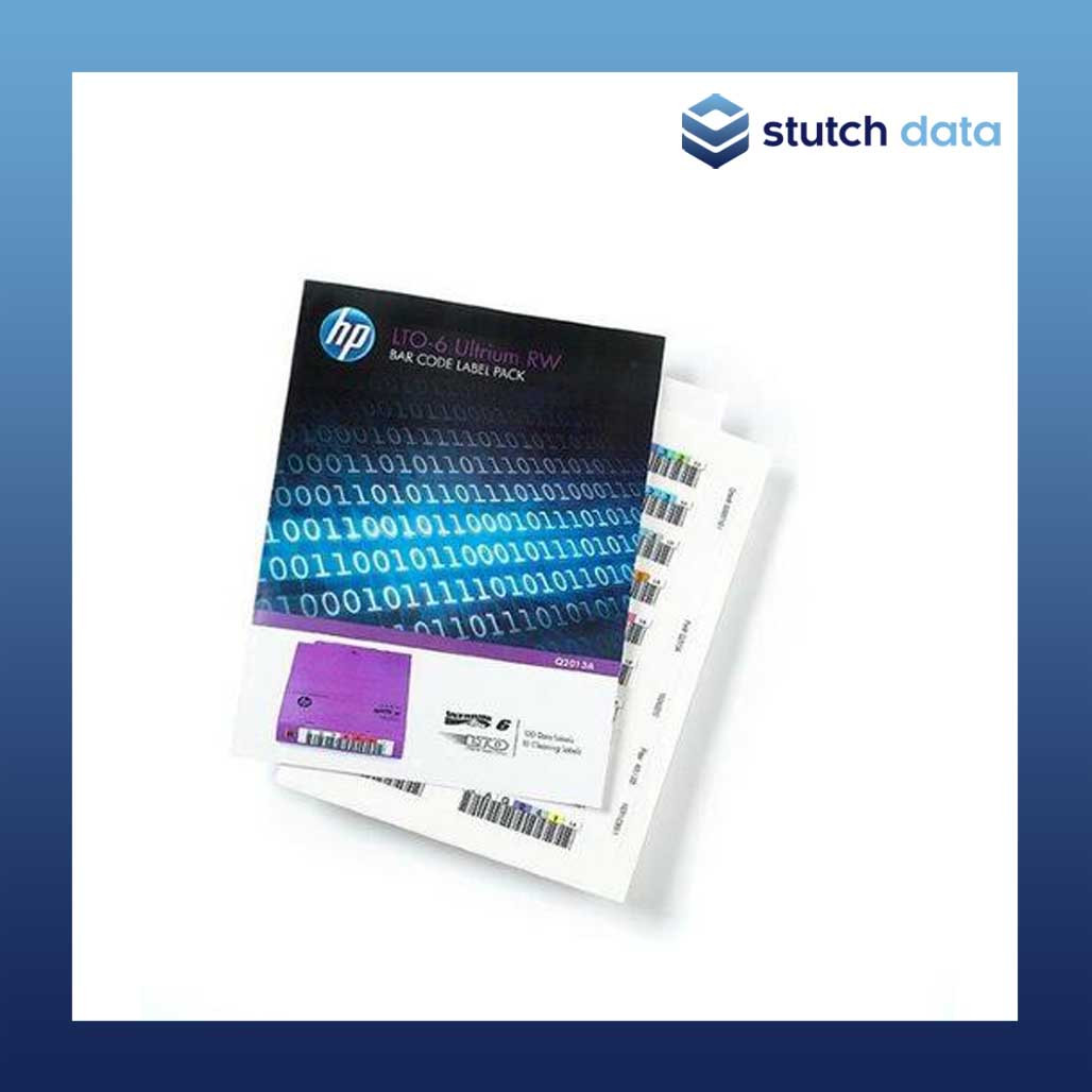 Tri-Optic LTO Custom Tape Barcode Labels - sheet of 20 labels