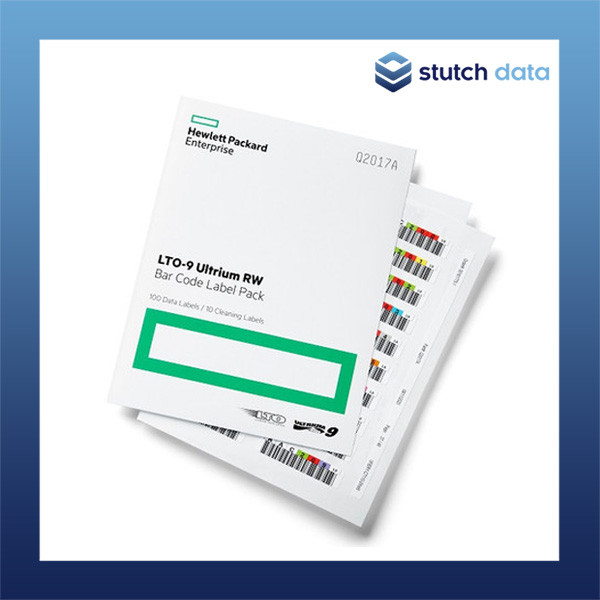 HPE LTO-9 Ultrium RW Barcode Label Pack Q2017A
