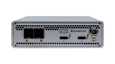 ATTO Thunderbolt 3/4 to SAS/SATA 2 Port Adapter TLSH-3128-D00