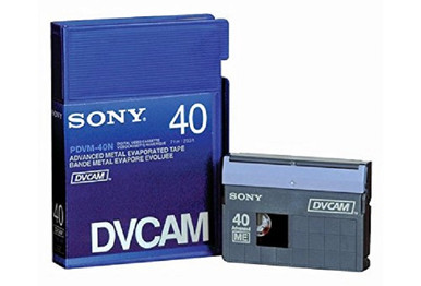 Sony Digital Video DVCAM/DV 40 minute Tape Cassette PDVM-40N