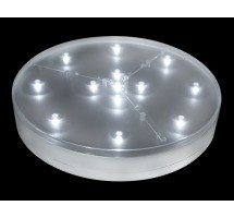E-Luminator Light Base 8-Inch Battery Operated 13 White LED Lights ...
