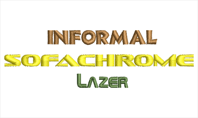 Font Pack #15 - Small Block - Hatch Embroidery