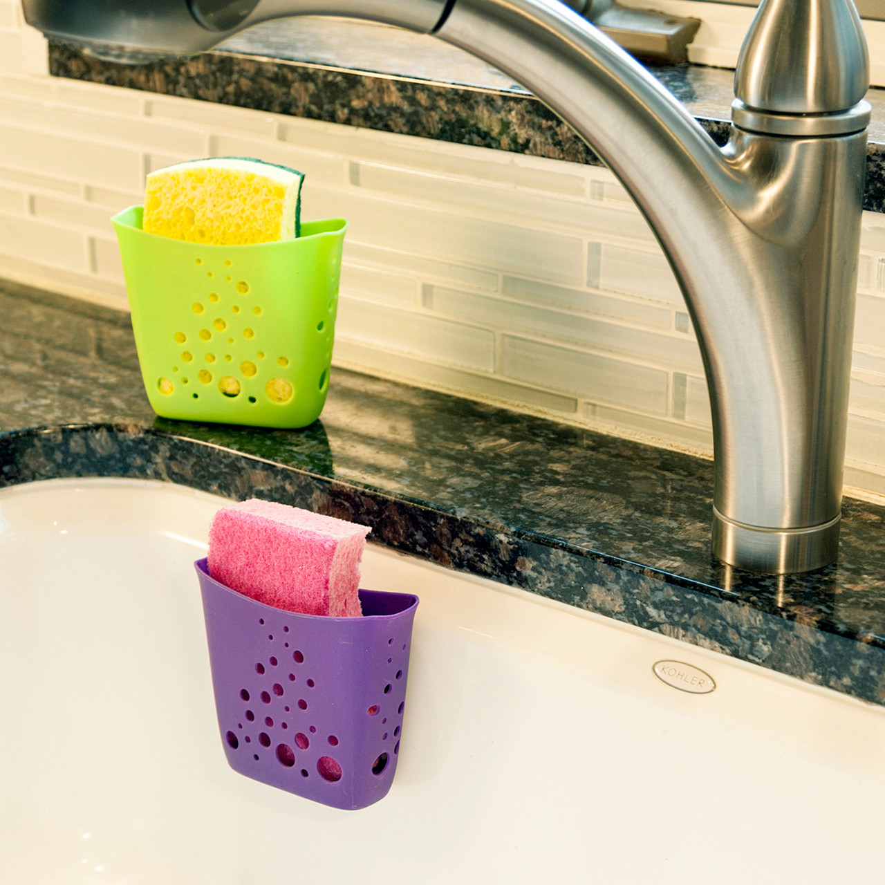 Sponge Station - Sponge Caddy Storage with Suction Cup