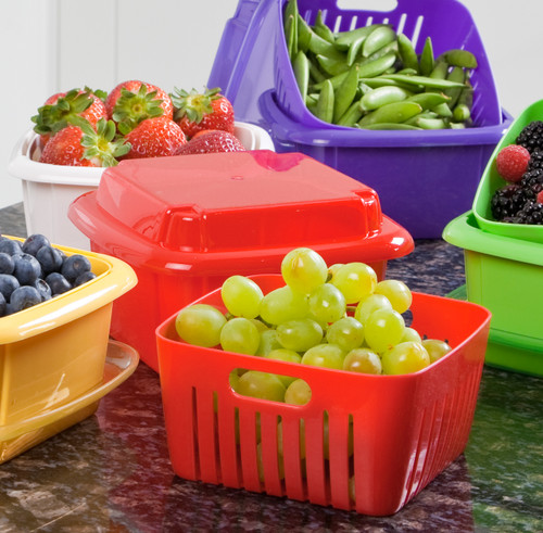 3-in-1 Berry Box Keeps Berries Fresh Longer - Saves Money and Prevents ...