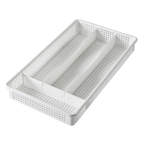 Plastic Cutlery Tray with 4 Compartments - Made in USA