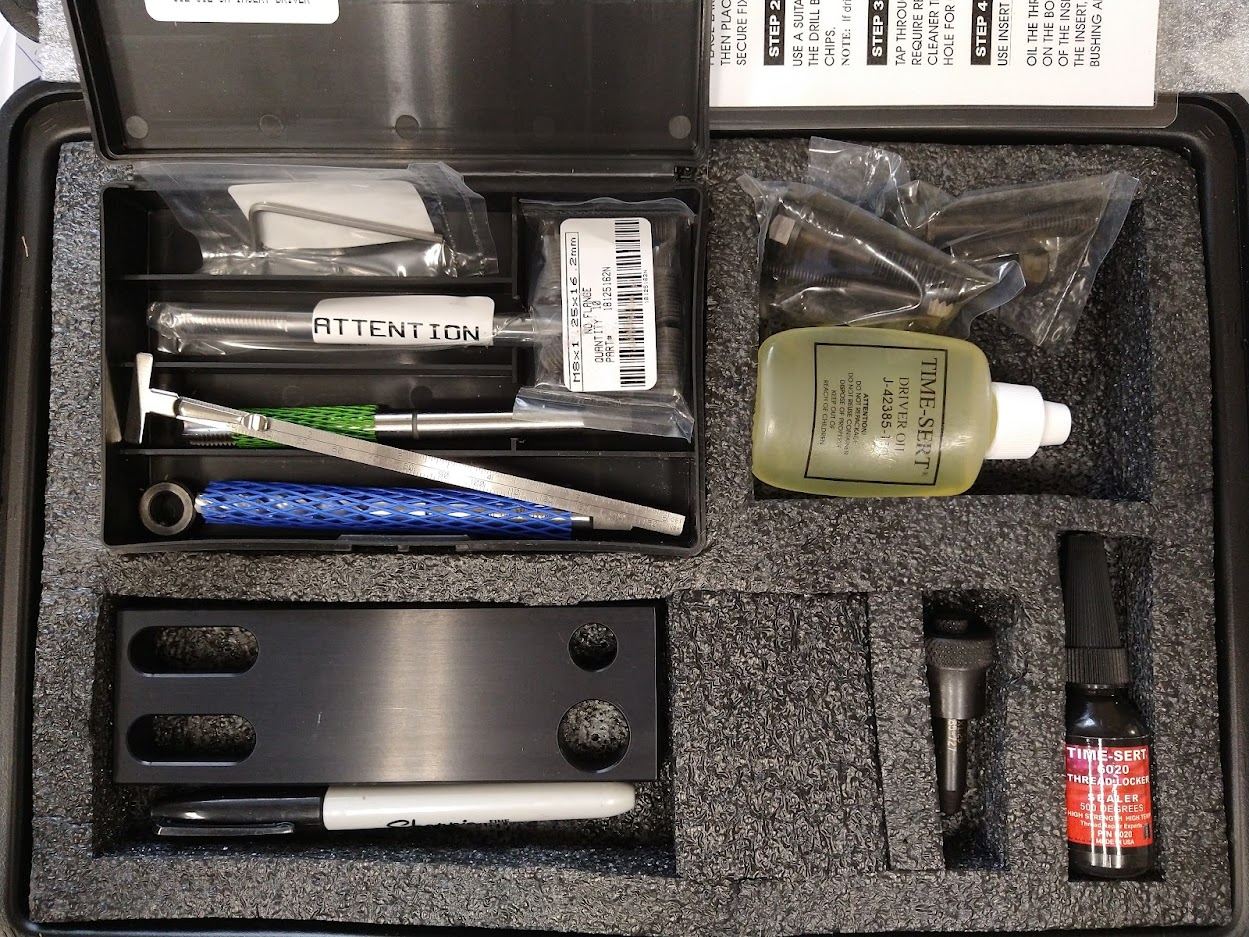 LS Head Bolt Thread Repair Including the Smaller Threads - Wise Auto ...