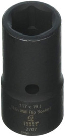 SU2707 1/2 Drive 17MM x 19MM Flip Socket - Wise Auto Tools LLC