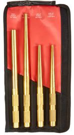 MH61363 4 Piece Extra Long Brass Punch Set - Wise Auto Tools LLC